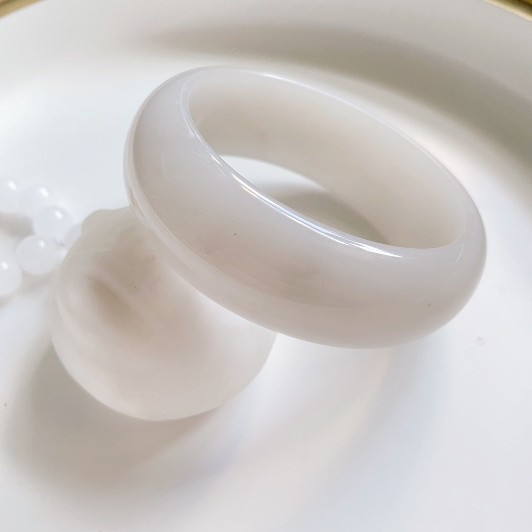 63.7mm Natural Quartzite Jade Bangle (shetai Jade/shetaicui/佘太翠), 63 ...