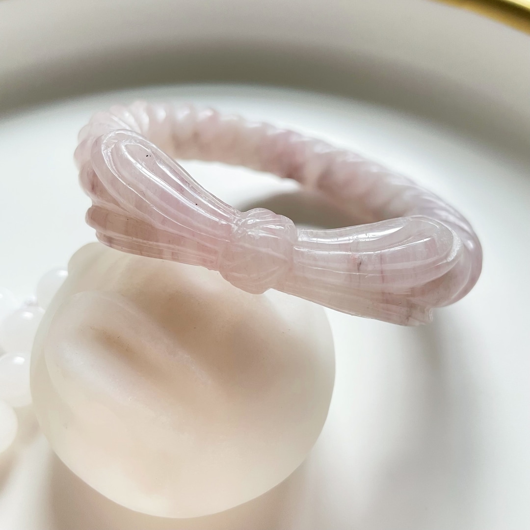 56.5mm Hand-sculpted Natural Quartzite Jade Bangle (shetai Jade ...