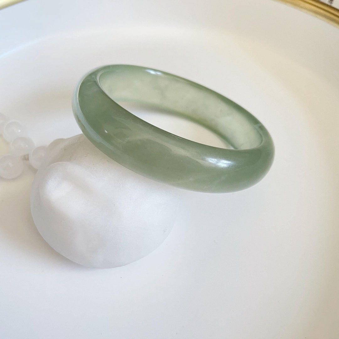 62.5mm Natural Serpentine Jade Bangle (xiuyu), XY70 - Etsy