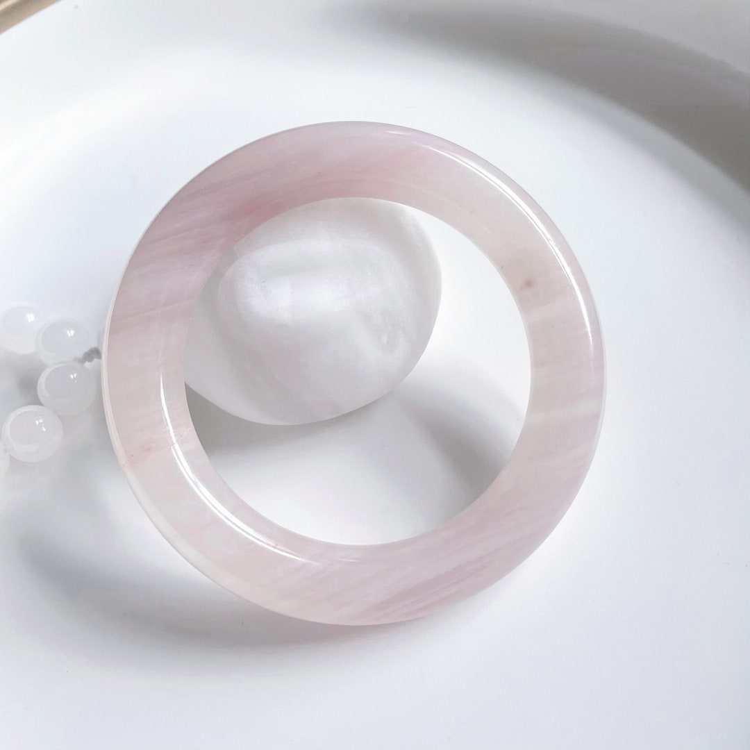 57.3mm Purple Natural Quartzite Jade Bangle (shetai Jade/shetaicui/佘太翠 ...