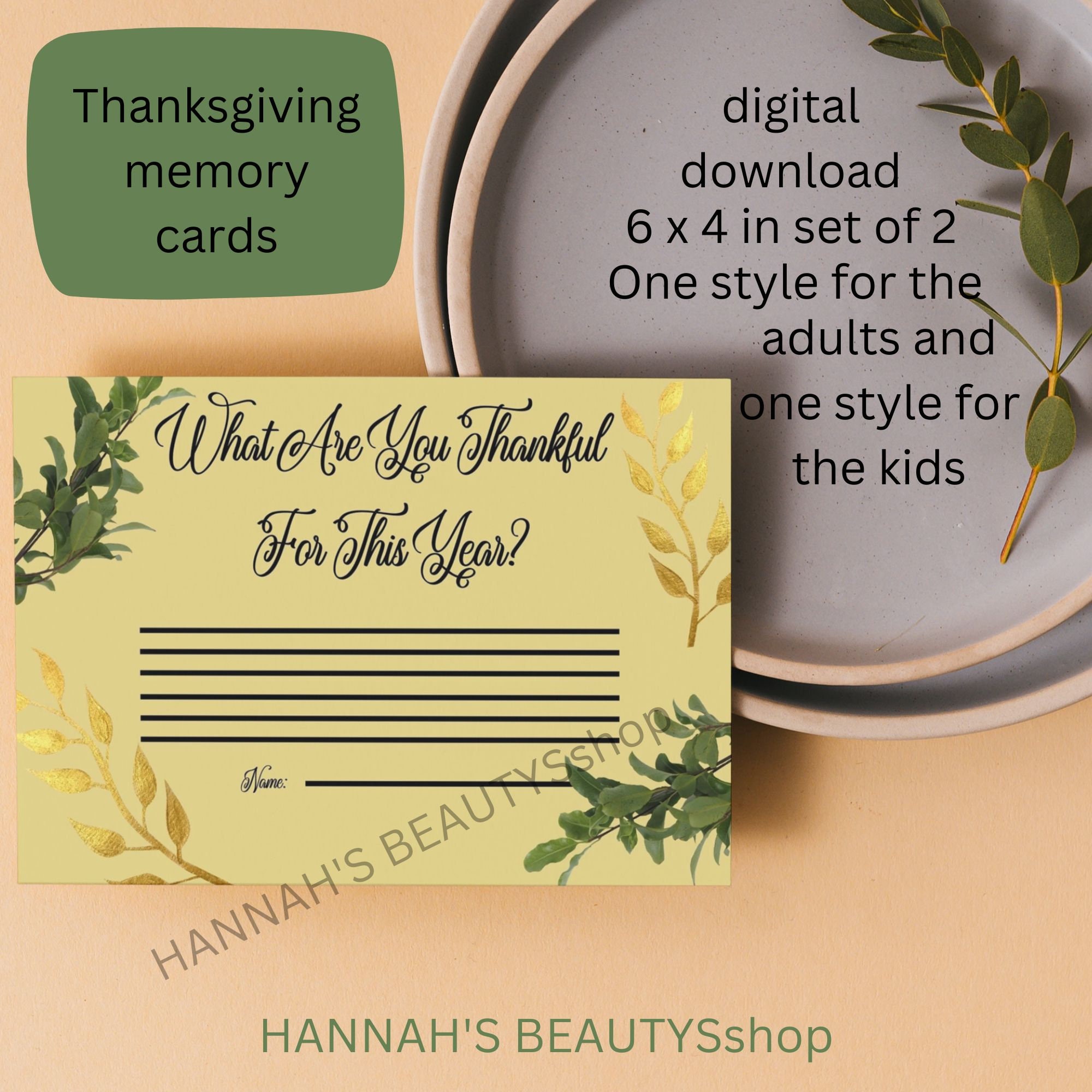 I Am Thankful Card, Gratitude Card, Thanksgiving Decor, Thanksgiving ...