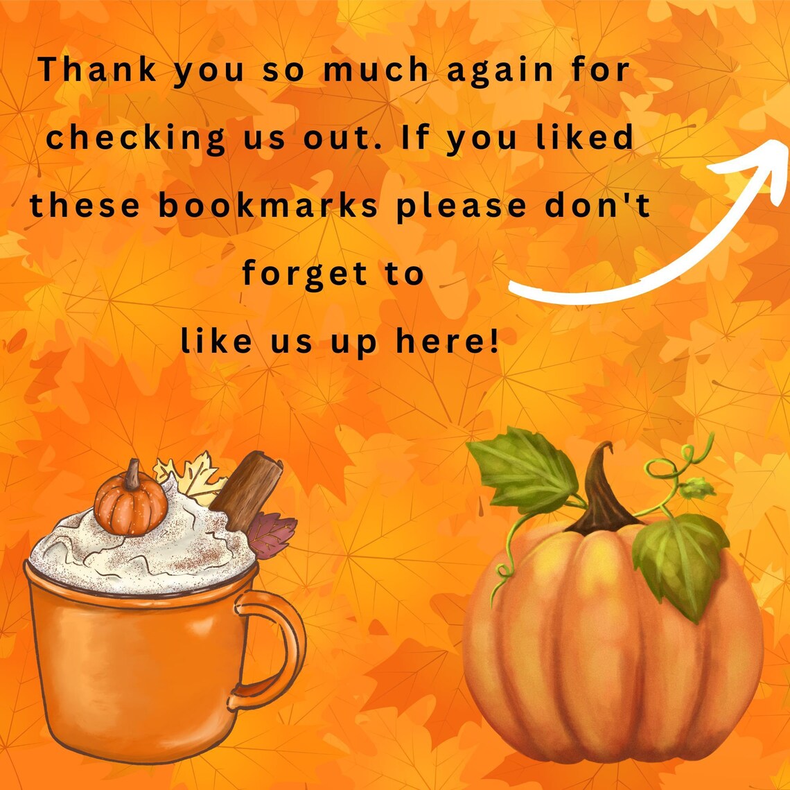 Fall Printable Bookmarks Book Lover Autumn Bookmarks Set of - Etsy