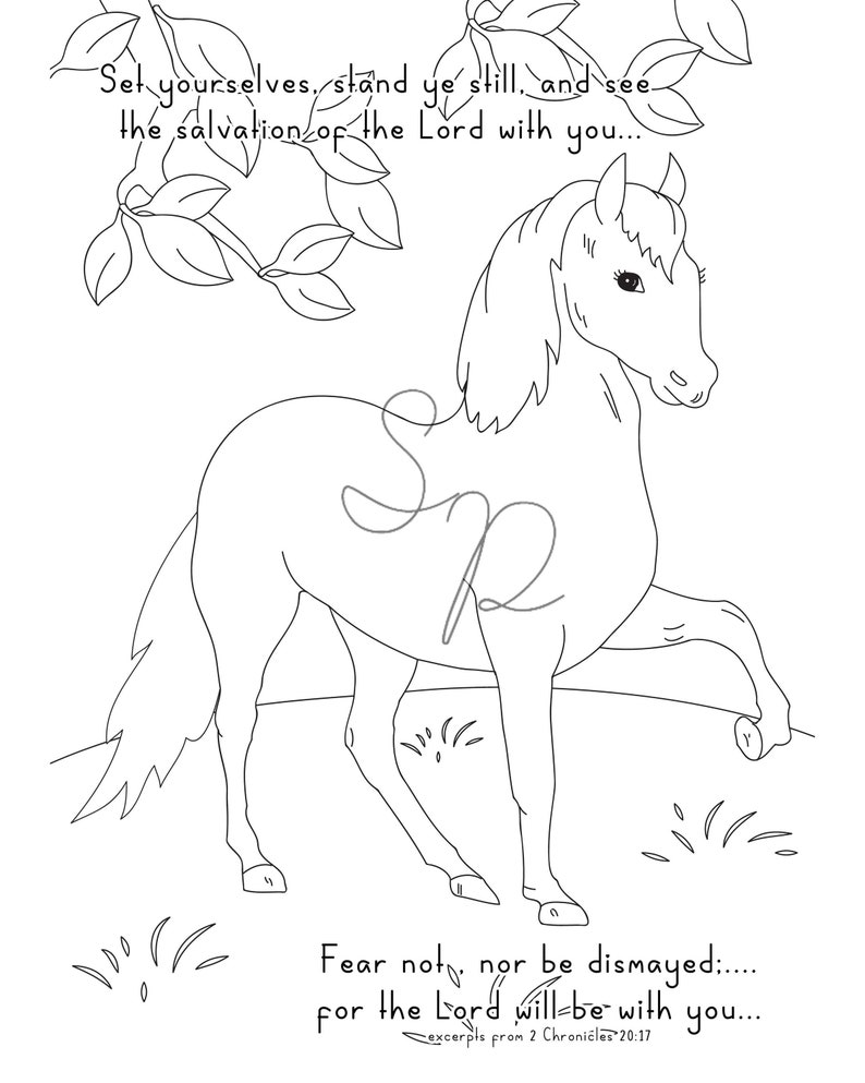 Set of Two | Bible Verse Coloring Pages | | Kids | Teens | Adults ...