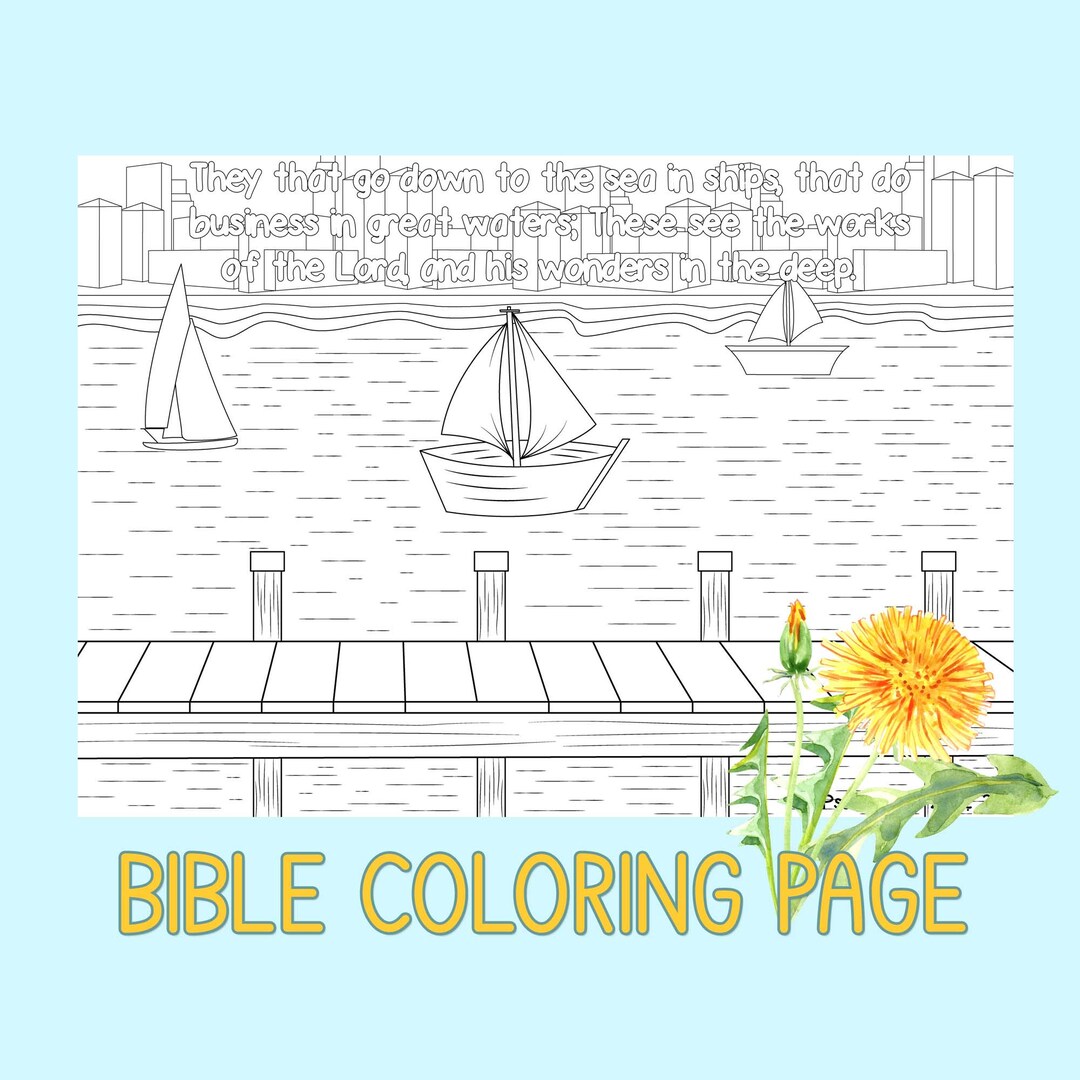 Set of Three Bible Coloring Pages | Verses | Kids | Teens | Adults ...