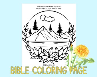 Bible Coloring Page | Verses | Kids | Teens | Adults | Sunday School ...