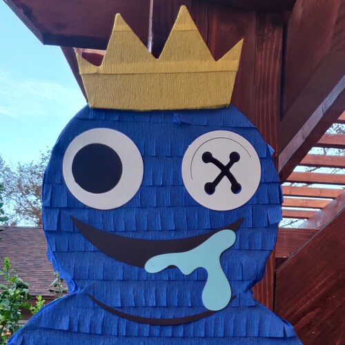 Blue Rainbow Friends Full Body Pinata Hand Crafted-made to - Etsy