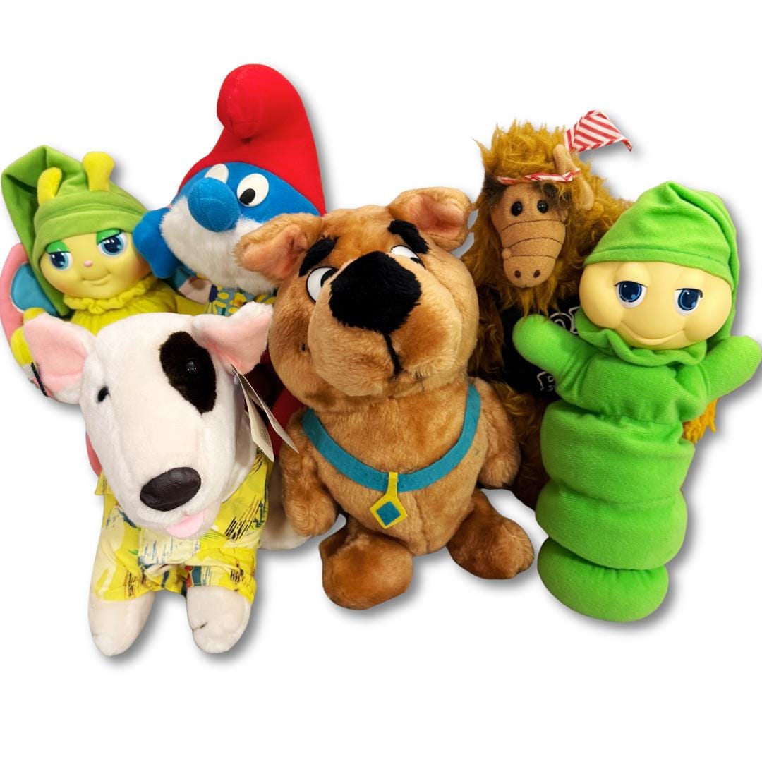 Vintage 80s Plush - Your Choice - Etsy