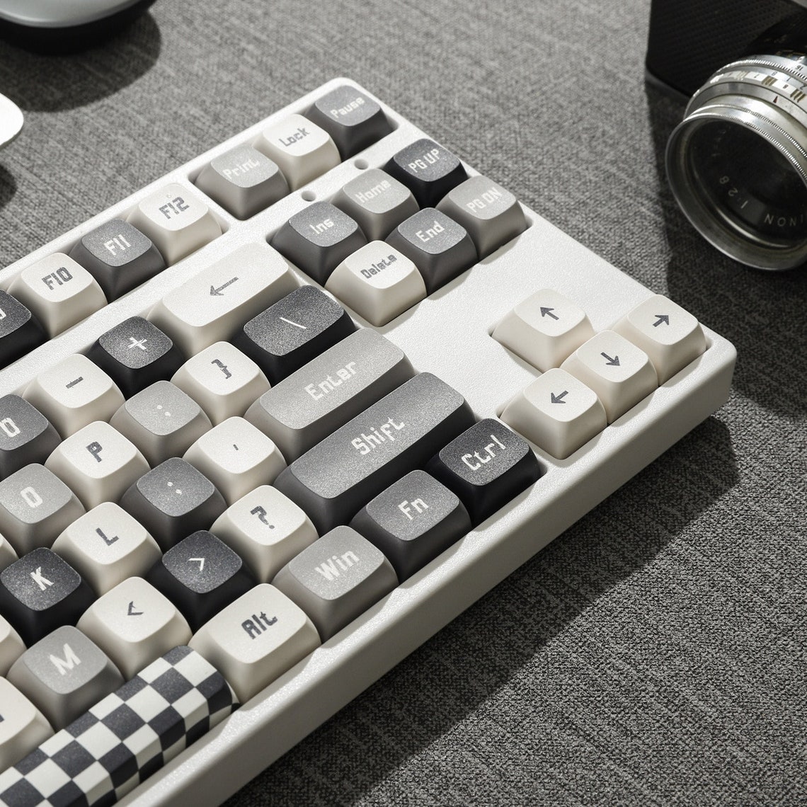 Colorless Theme Keycaps Artisan Keycaps Mechanical - Etsy