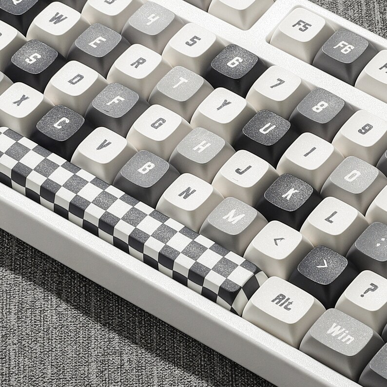 Colorless Theme Keycaps Artisan Keycaps Mechanical - Etsy
