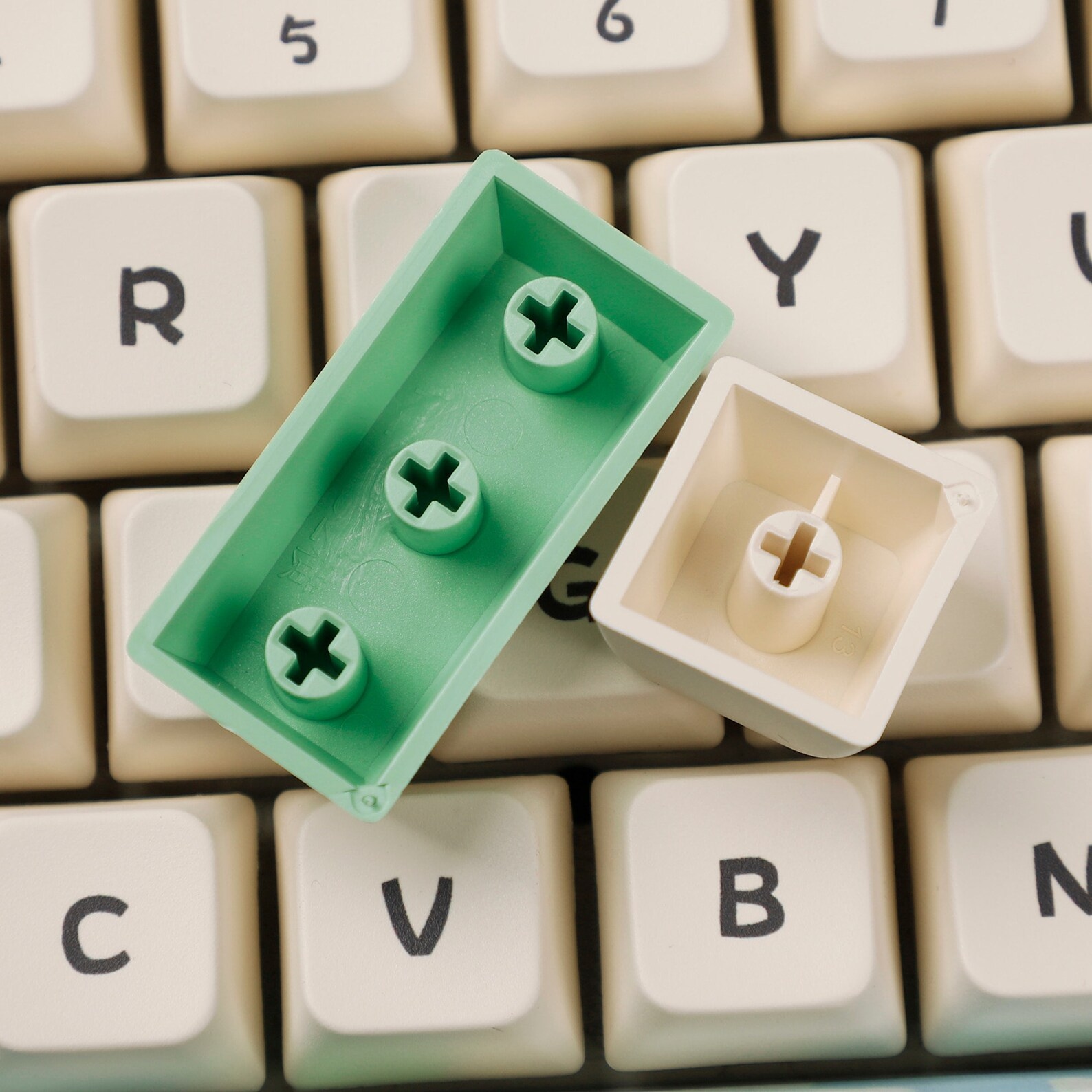 Chinchilla Blue Keycaps 148 Artisan Keycaps Set Ergonomic Thick PBT ...