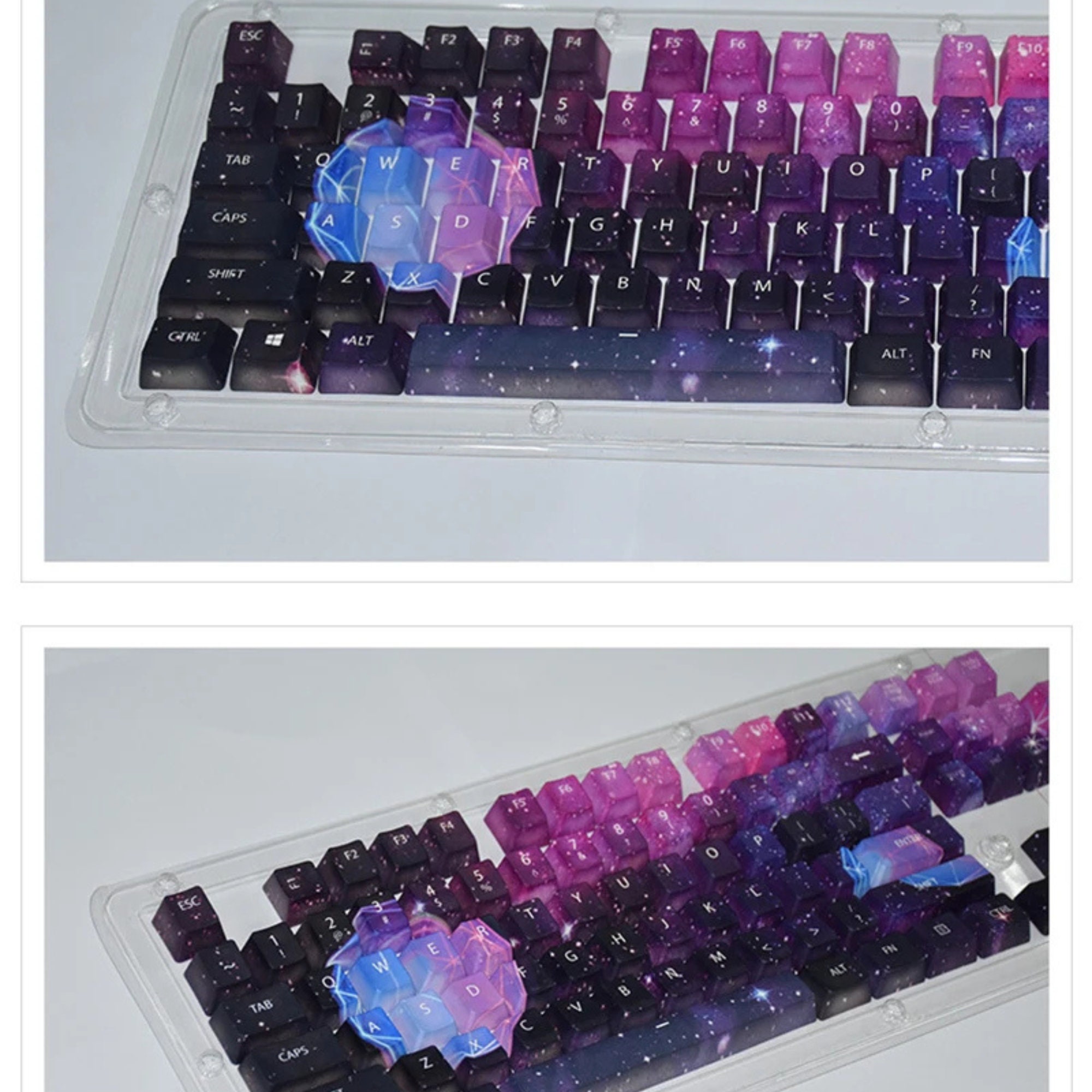 Blue Keycap Set Pbt Keycap Set Cherry Mx Keycap Tech Accessories Cute ...