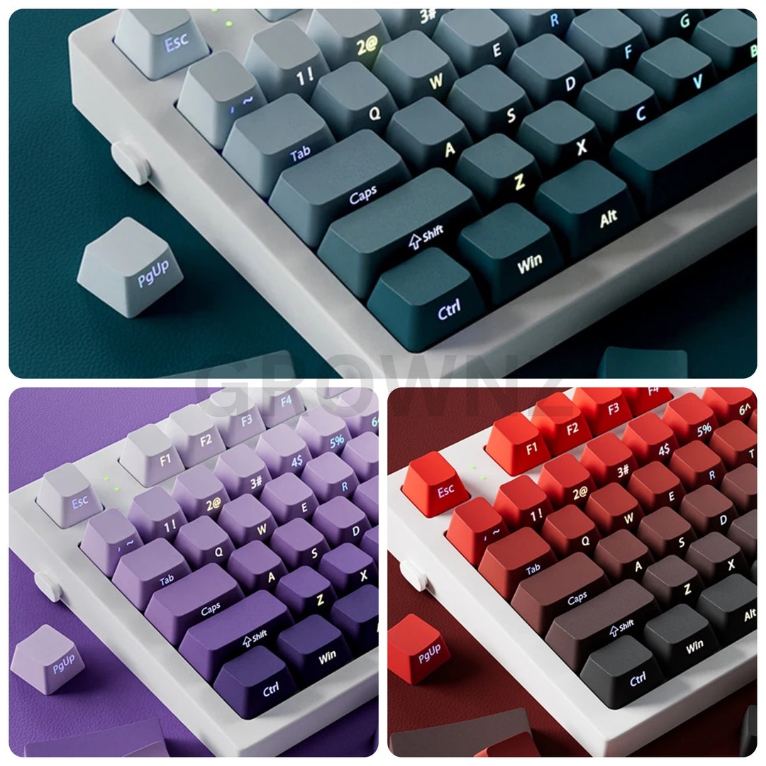 Gradient Keycaps Shine Through Keycaps Artisan Keycap Oem Keycaps Tech ...