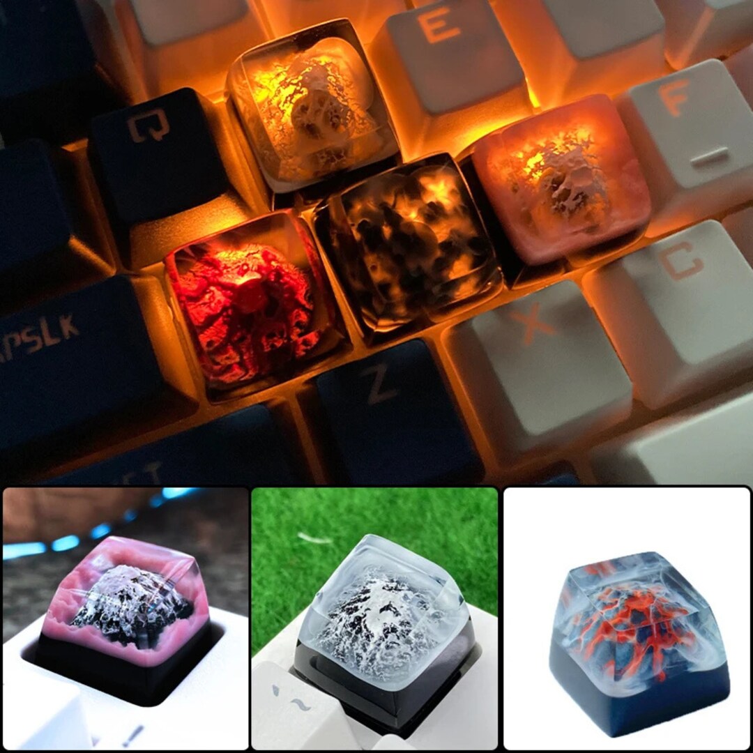 Cute Artisan Keycap Cherry Mx Keycap Tech Accessories Handmade Artisan ...