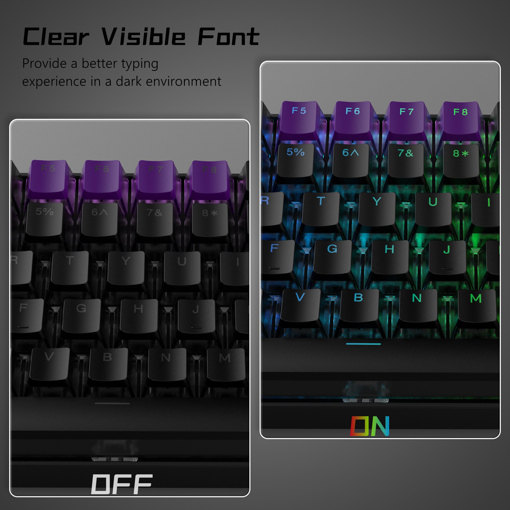 Black Purple Keycap Pudding Keycaps Set OEM Keycap artisan Keycaps ...