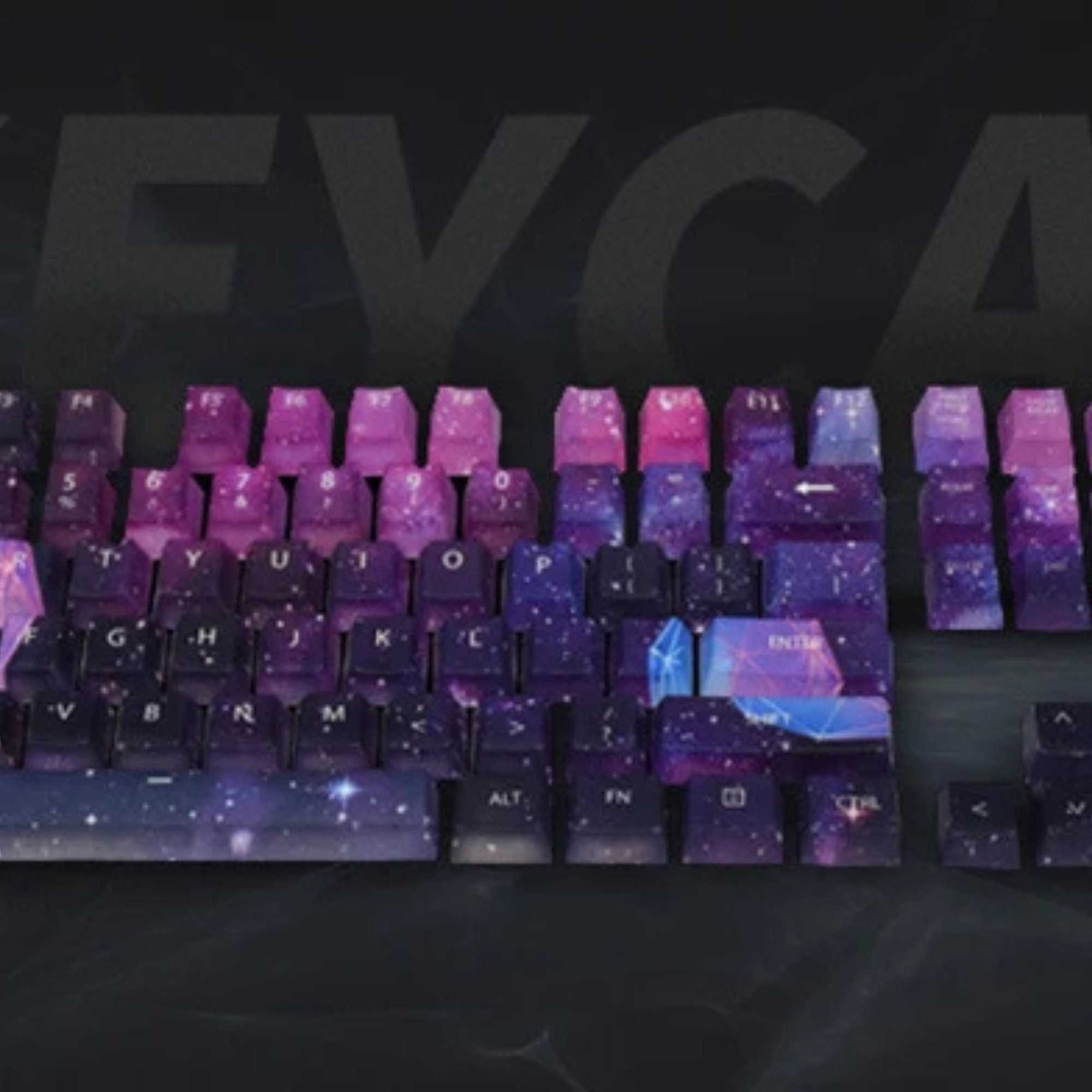 Blue Keycap Set Pbt Keycap Set Cherry Mx Keycap Tech Accessories Cute ...