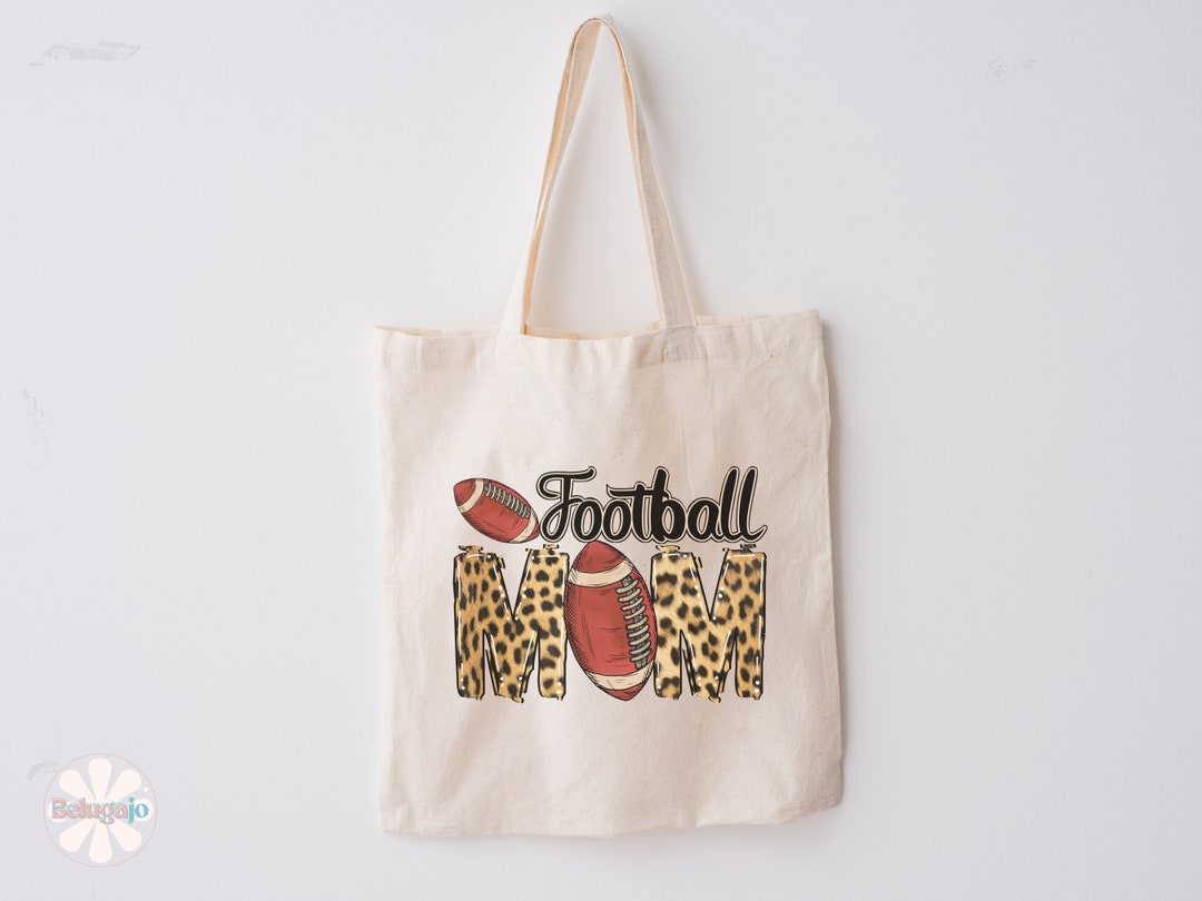 Proud Football Mom Tote Game Day Tote Bag Football Mom - Etsy