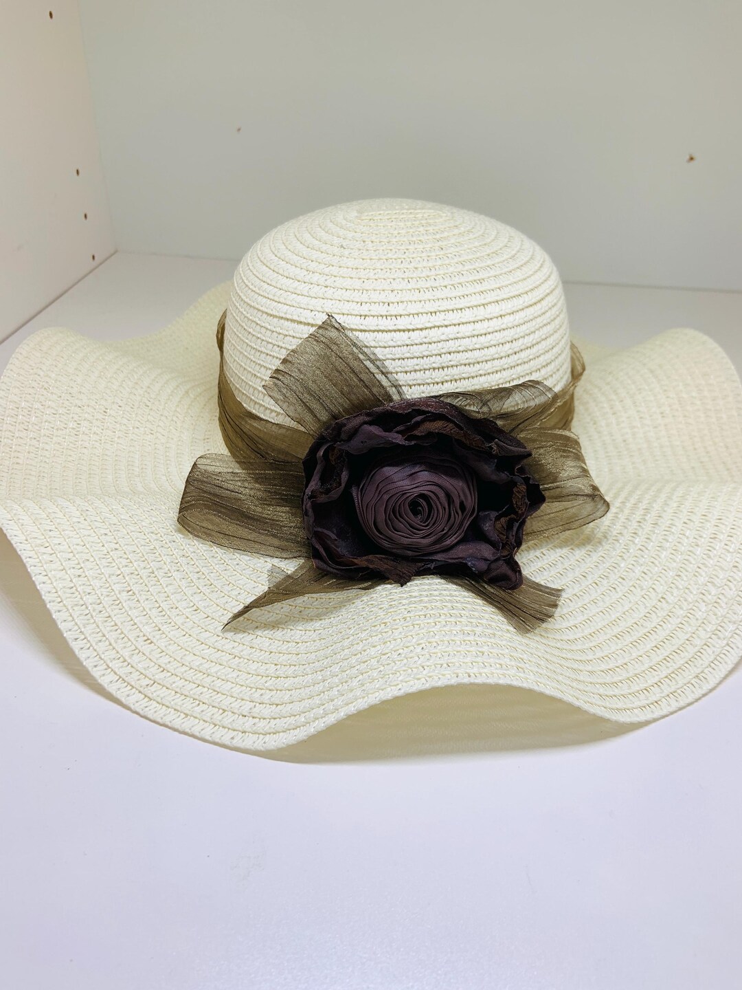 Women’s Summer Hat Formal Hat Stylish Hat Straw Hat Hat With Flowers ...