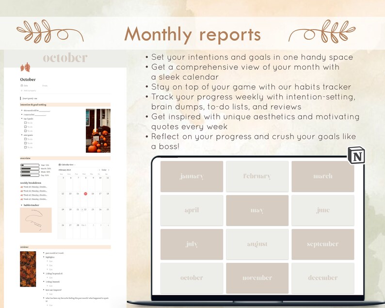 2024 Notion Template All in One Life Planner Personal Notion Dashboard Aesthetic Wellness ...