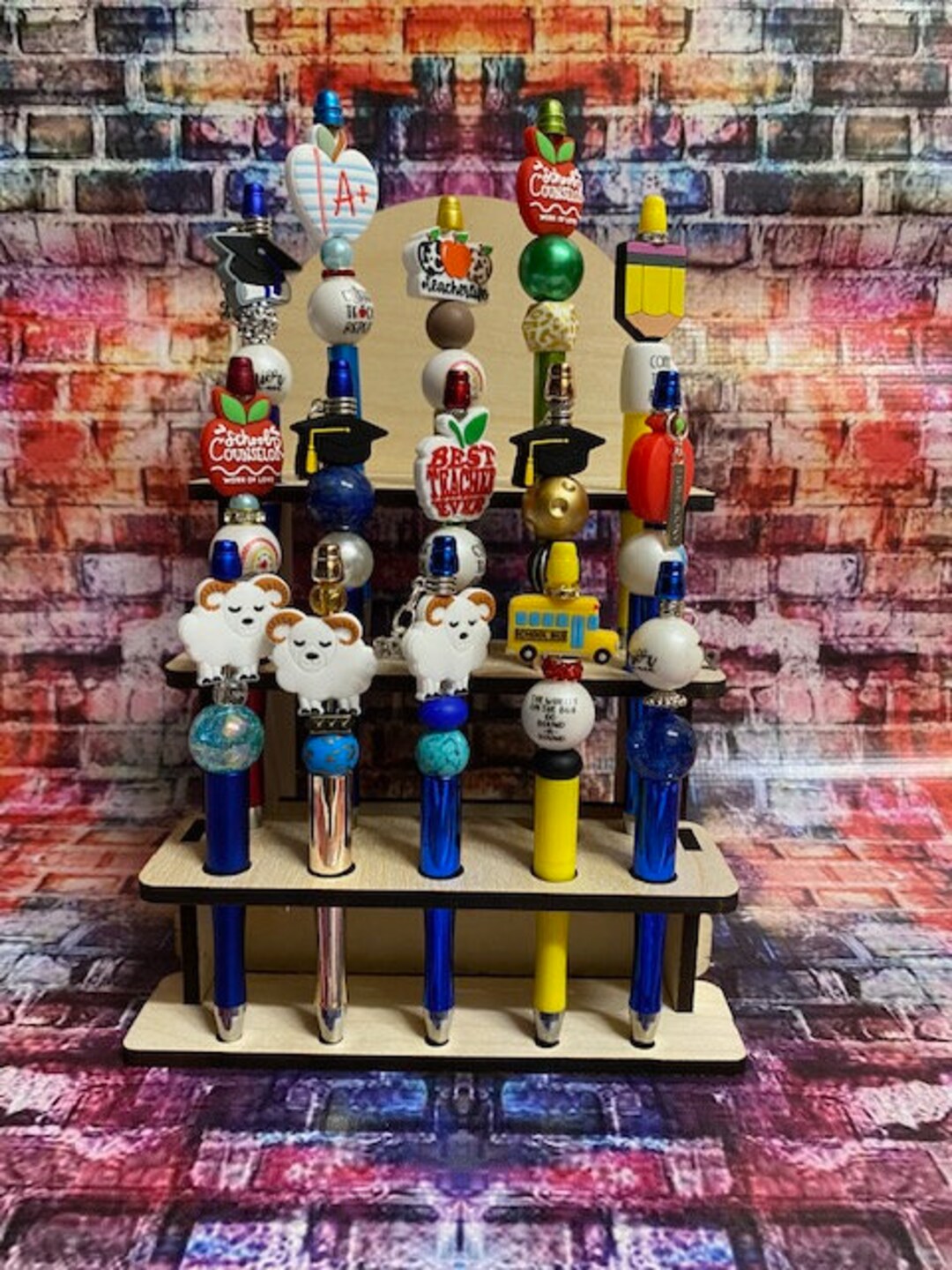 Mini Pen Stand holds 15 Pens - Etsy