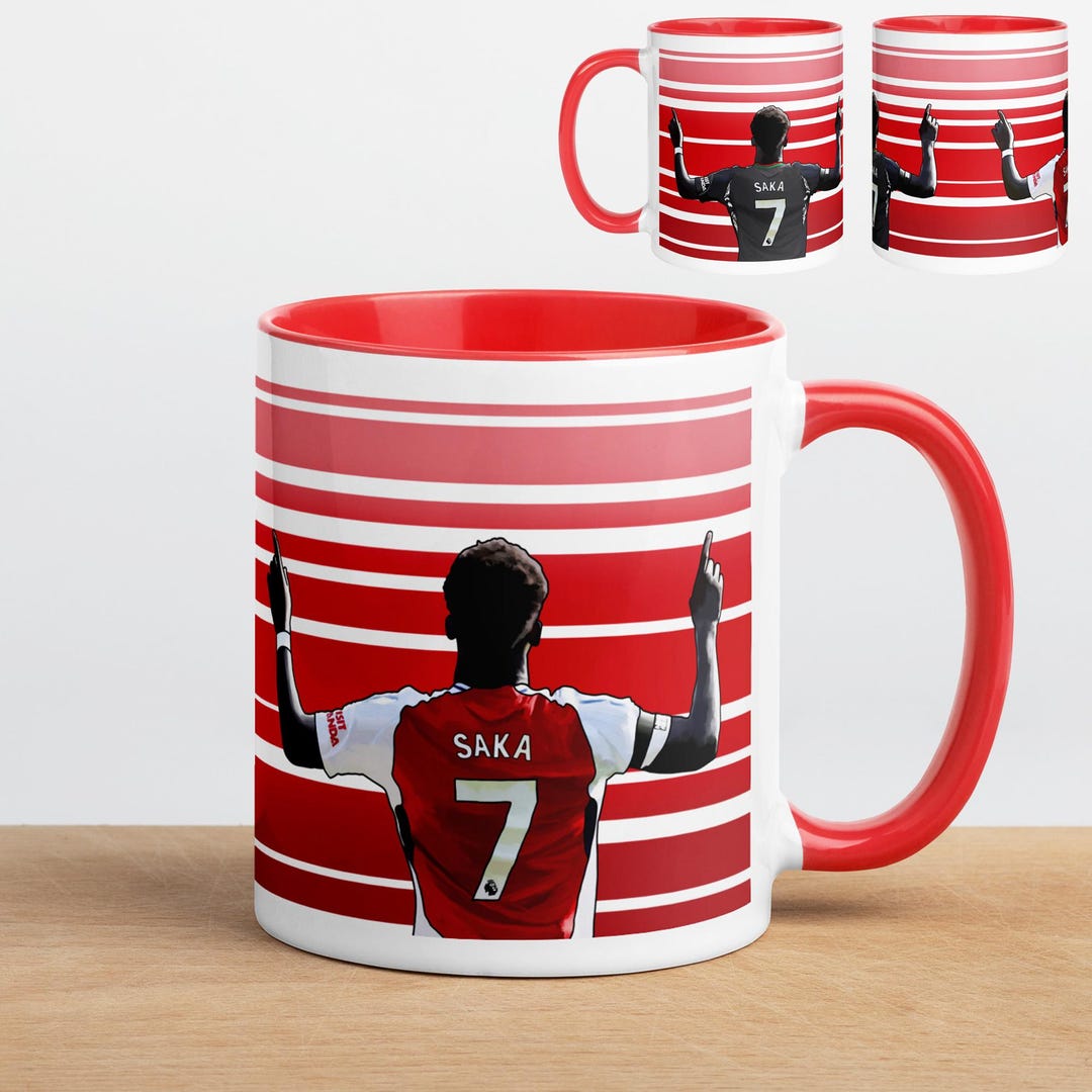 Bukayo Saka Mug for Dad Saka Mug Arsenal Gift for Dad Arsenal Gift for ...