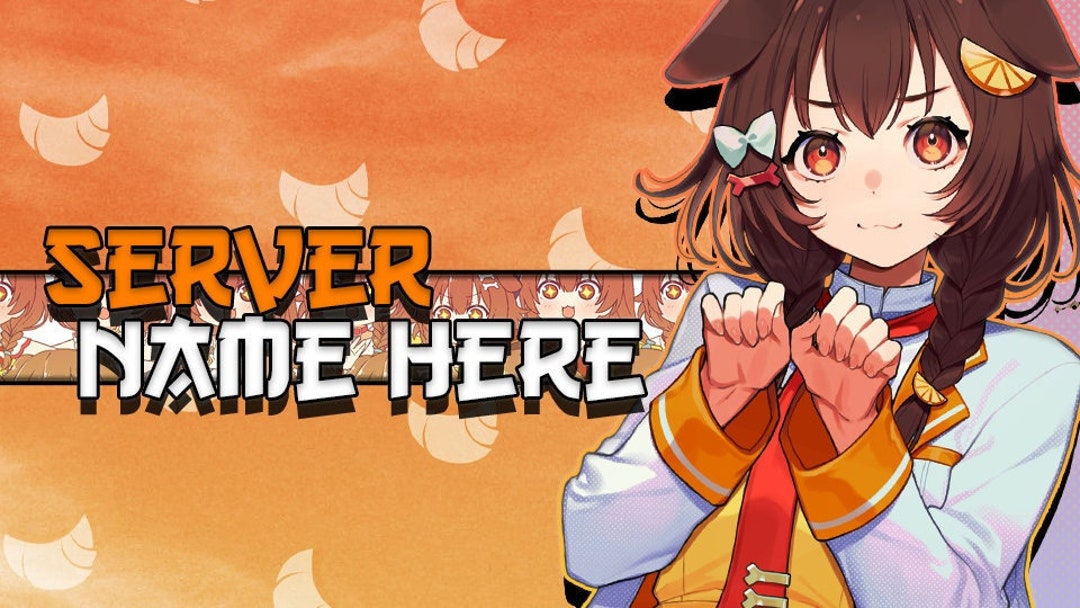 Custom Discord Anime Server Banner Etsy
