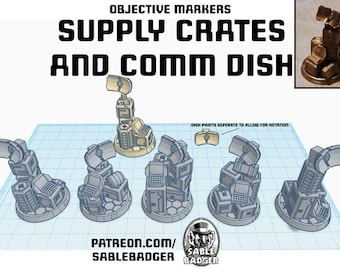 Kill Team Objective Markers Super Thin 3D Printed Plastic - Etsy