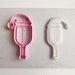 Pickleball Paddle With Heart Embossed Cookie Cutter - Etsy