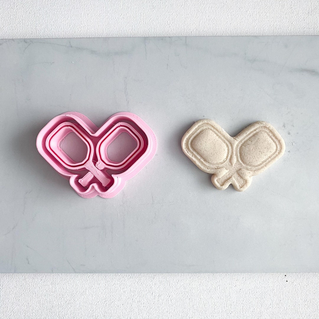 Pickleball Crossed Paddles Embossed Cookie Cutter - Etsy