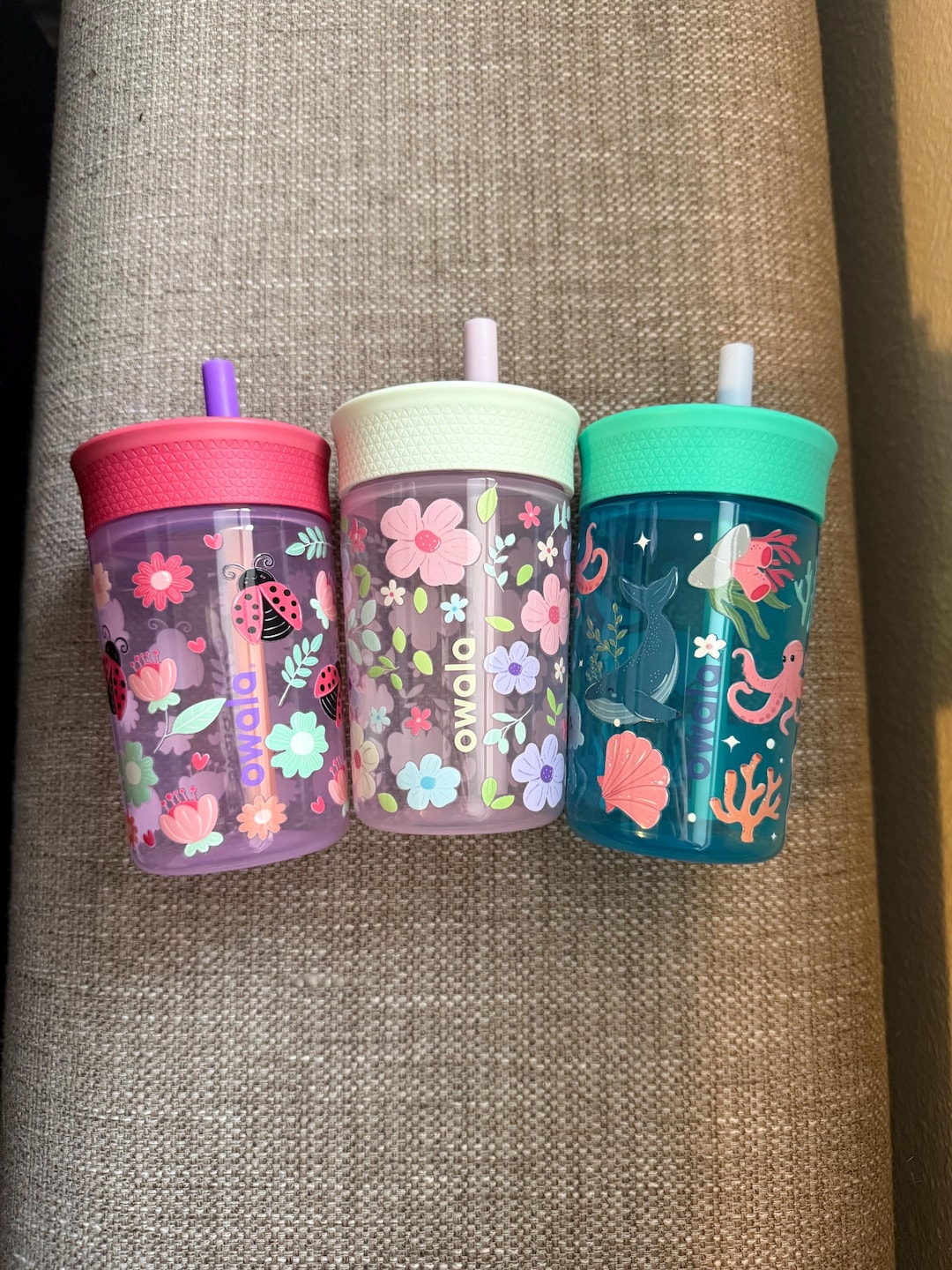 Kids Owala Plastic Tumbler, Water Bottles - 15 Oz Tumbler, Free ...