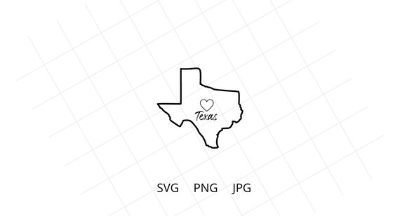 Texas State SVG PNG JPG L Texas Svg L Texan Svg L Texas Clip - Etsy