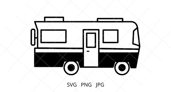 Rv Van SVG PNG JPG L Rv Svg L Rv Clipart L Rv Life Svg L Rv - Etsy