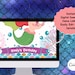 Mermaid Themed Coloring Activity Pages | Instant Download | Editable ...