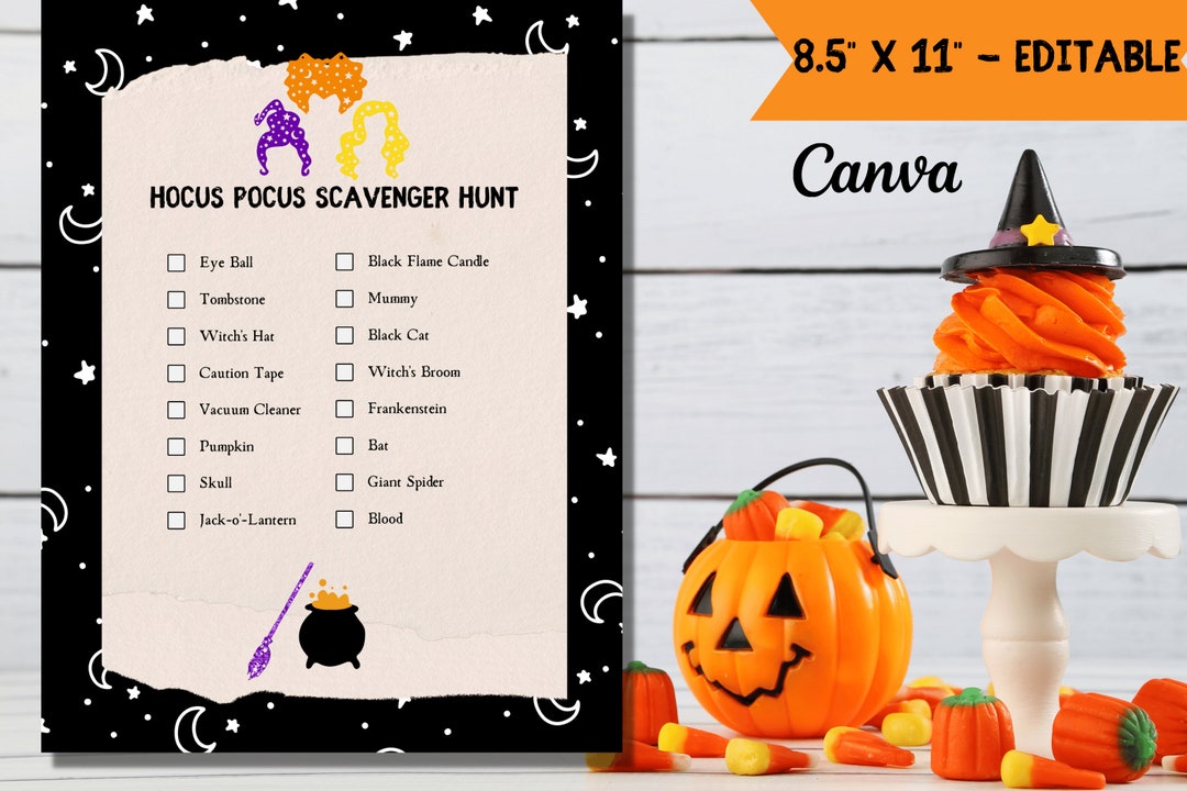 Hocus Pocus Party Games Hocus Pocus Movie Sanderson Sisters - Etsy