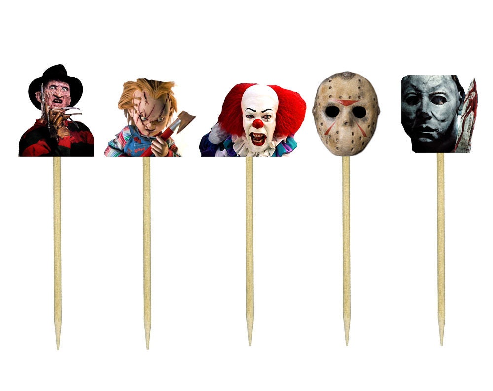 Horror Cupcake Toppers - Etsy