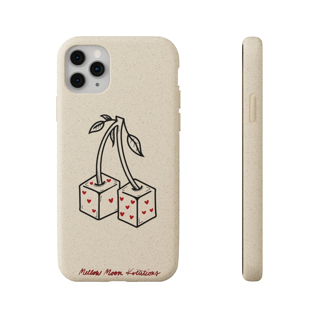 Cherry Dice - Biodegradable Case - Etsy