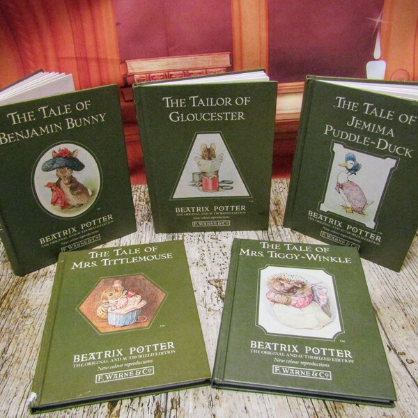 Beatrix Potter Books - Etsy