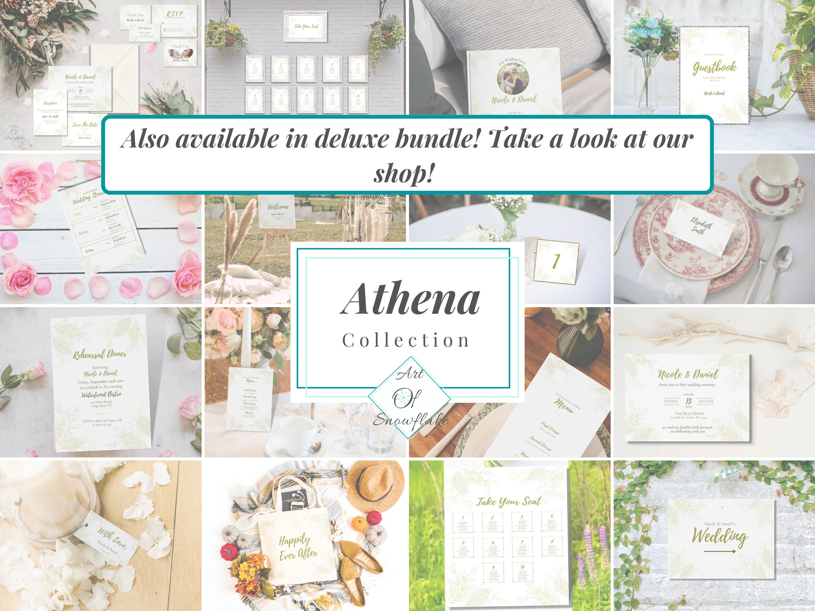 Printable Photo Album Canva Template Minimal & Elegant Olive Green ...