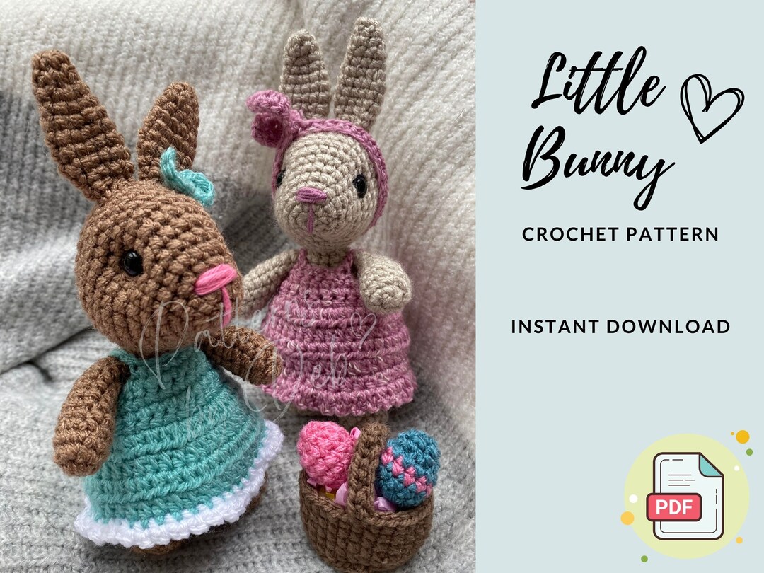 Little Bunny Amigurumi Crochet Pattern - Etsy