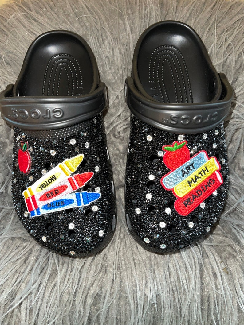 Teacher Crocs - Etsy