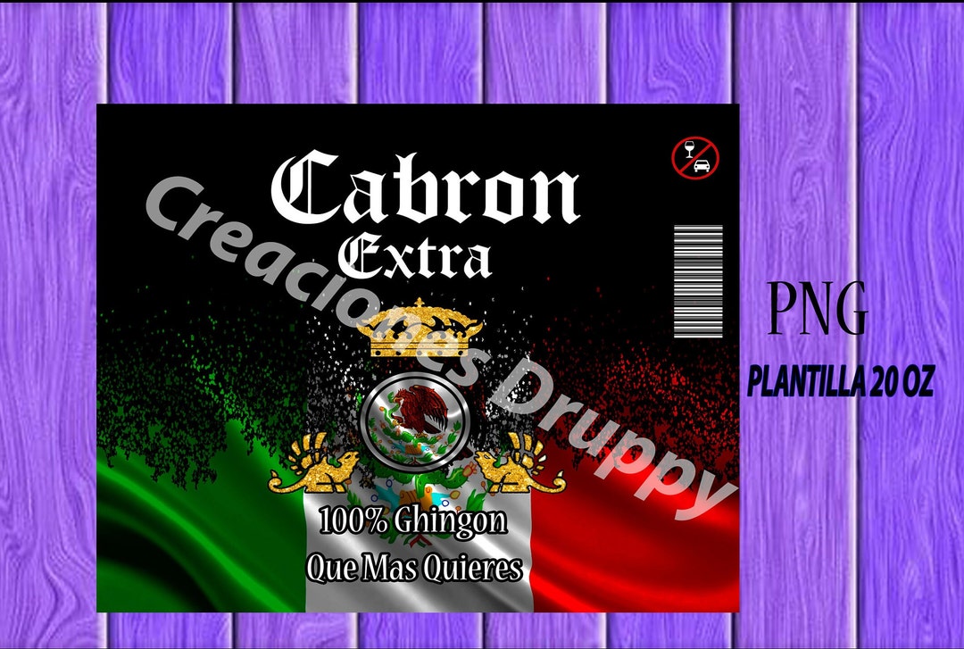 Cabron Extra Png Archivo Digital 20 Oz - Etsy
