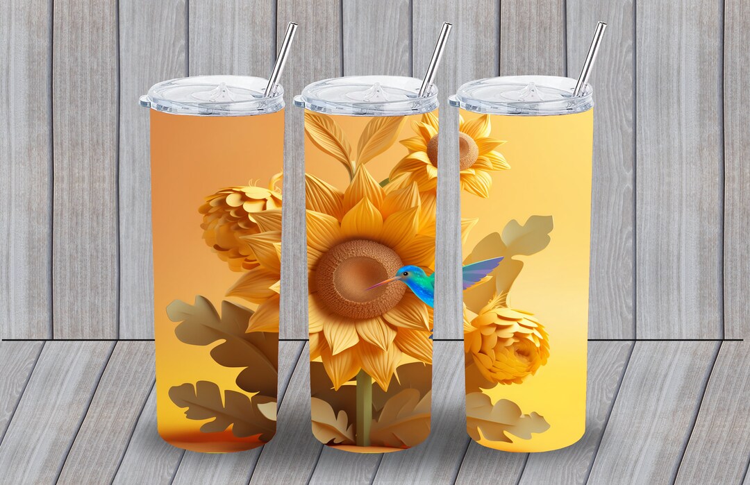 Girasol-clibri-20oz Archivo Diital Png - Etsy