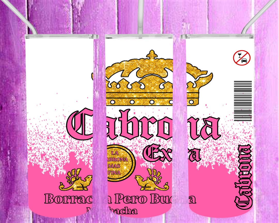 Cabrona extra plantilla 20 oz png sublimacion templet tumbler - Etsy España