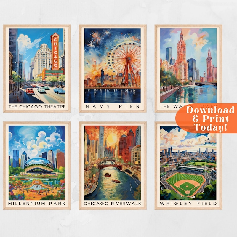 Chicago Print - Etsy