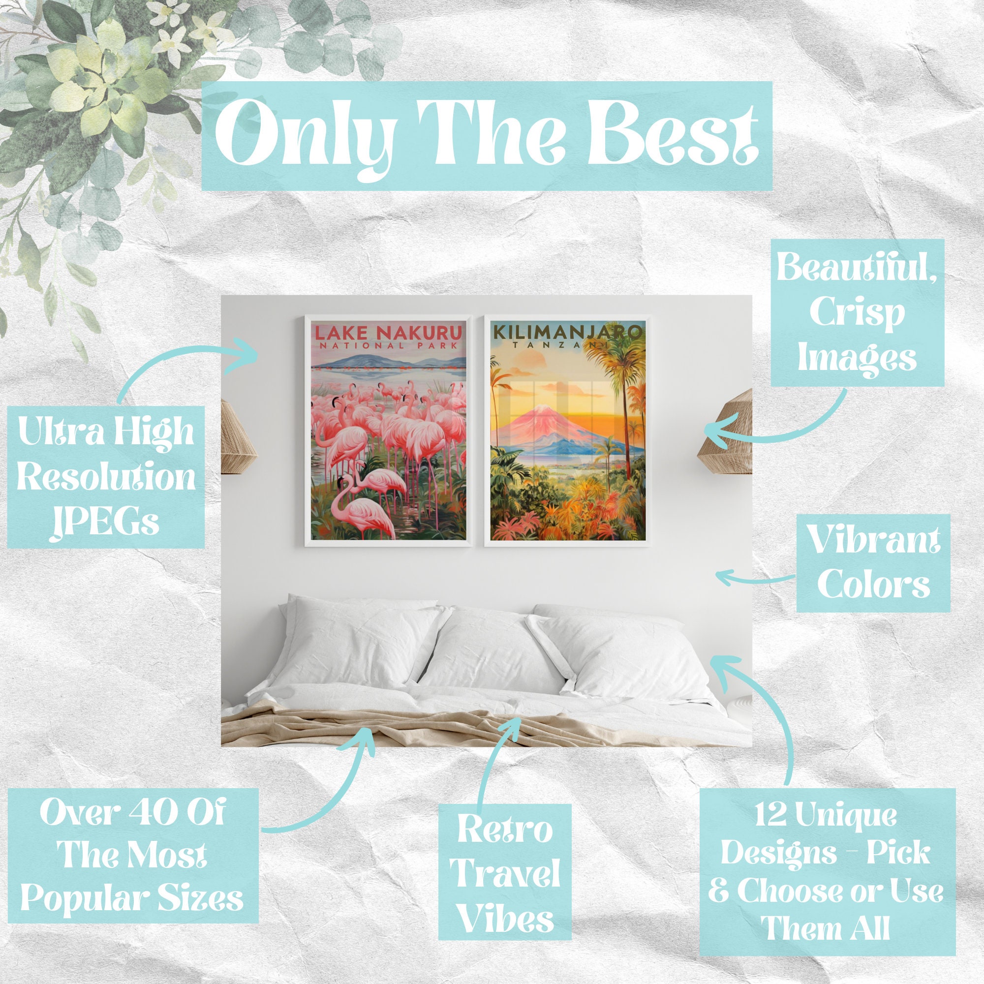 Vintage Travel Posters African Wall Art Africa Travel Poster Nairobi ...