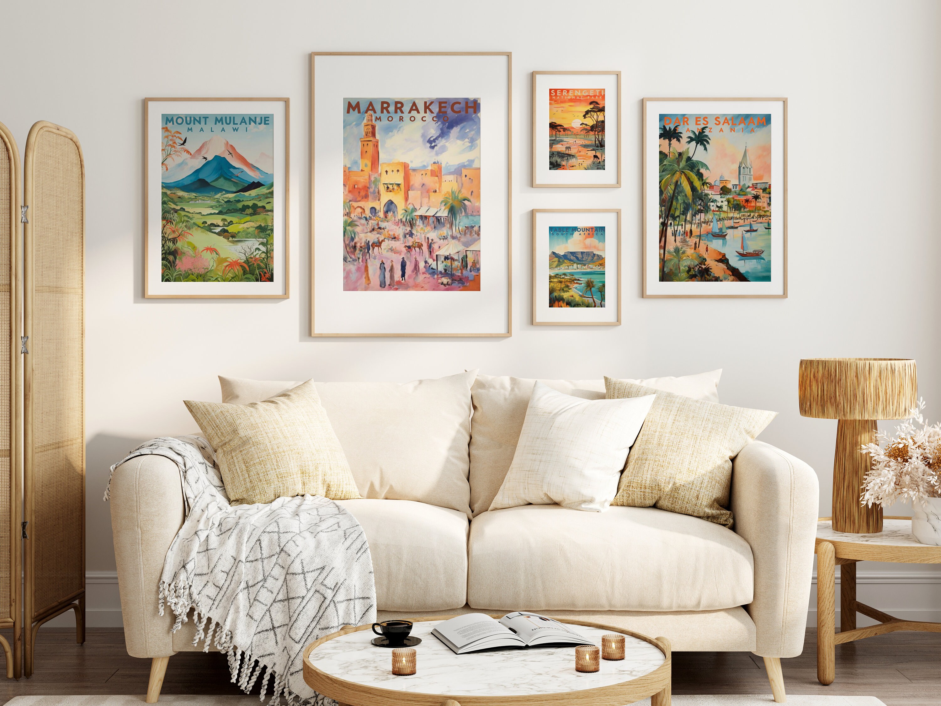 Vintage Travel Posters African Wall Art Africa Travel Poster Nairobi ...