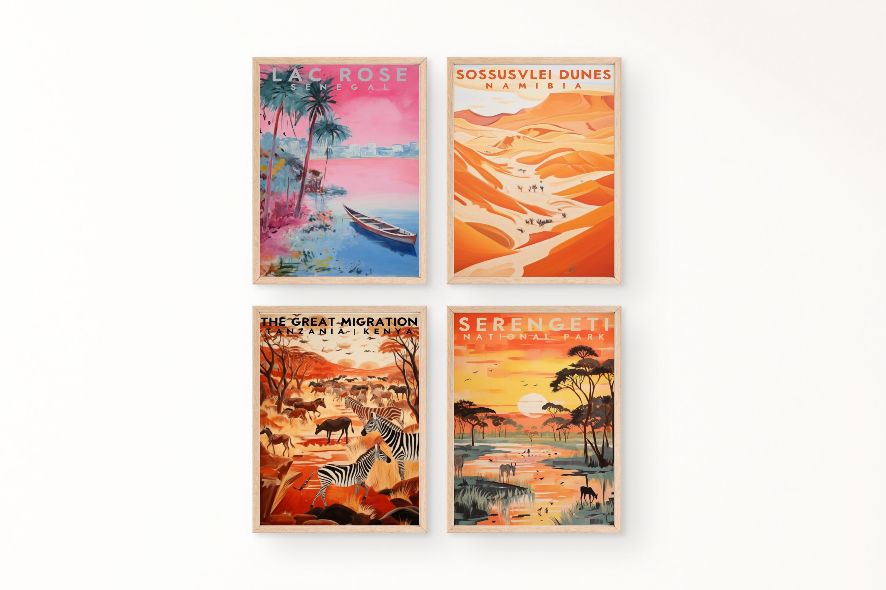 Vintage Travel Posters African Wall Art Africa Travel Poster Nairobi ...