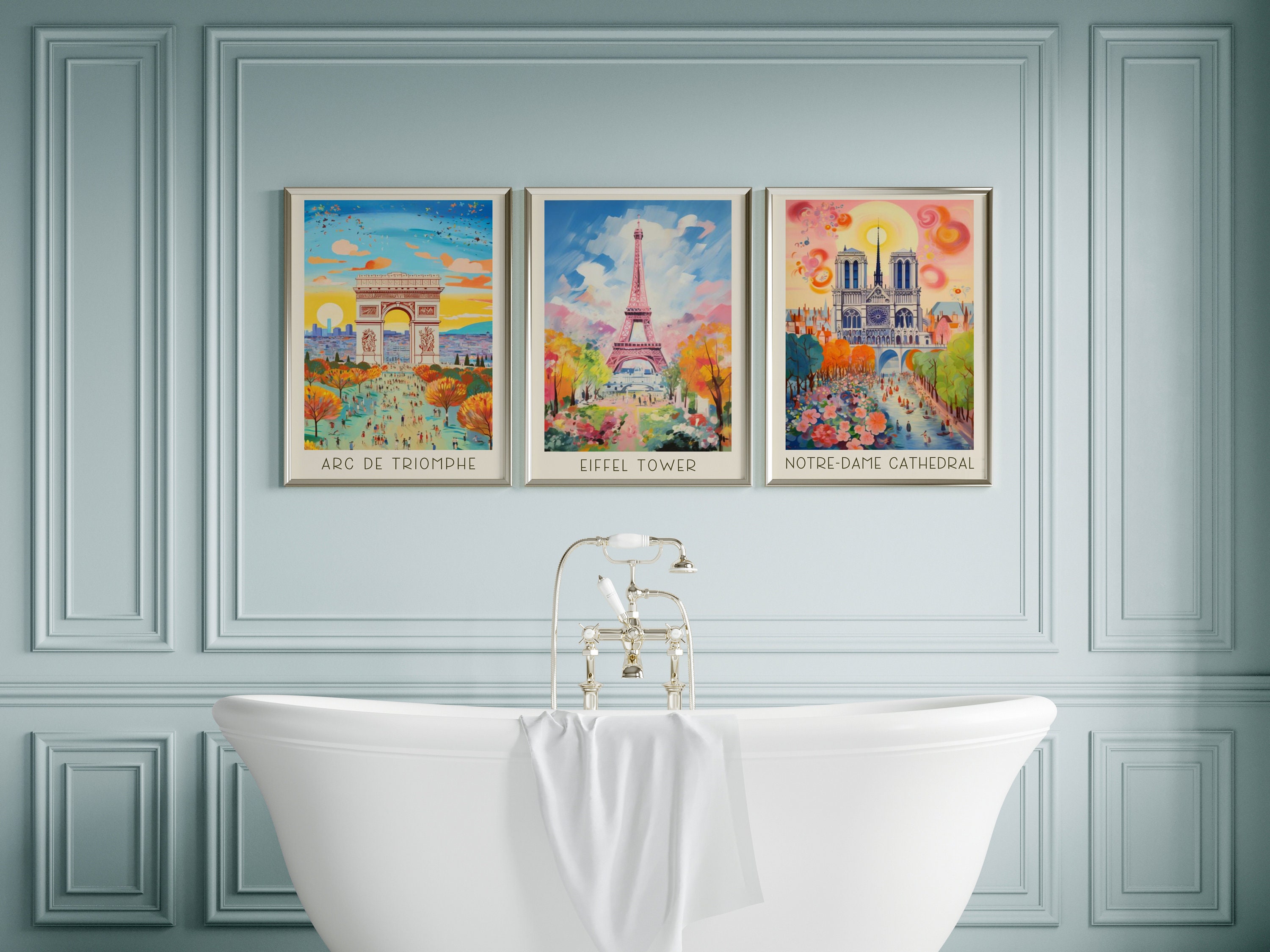 Vintage Travel Posters Paris Poster Paris Wall Art Paris Watercolor ...