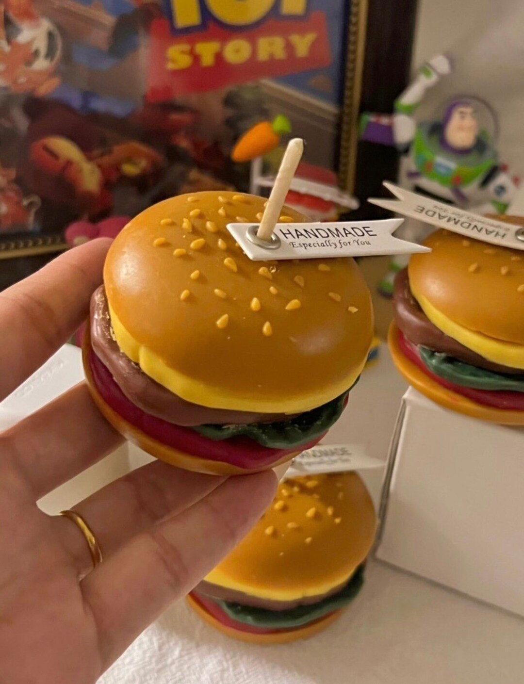 Handmade Hamburger Candle - Etsy