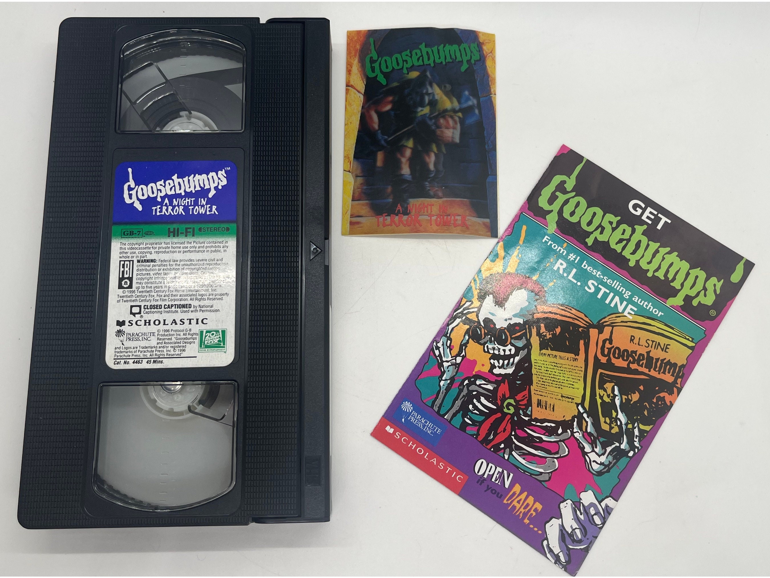 90s Goosebumps VHS - A Night in Terror Tower - Etsy