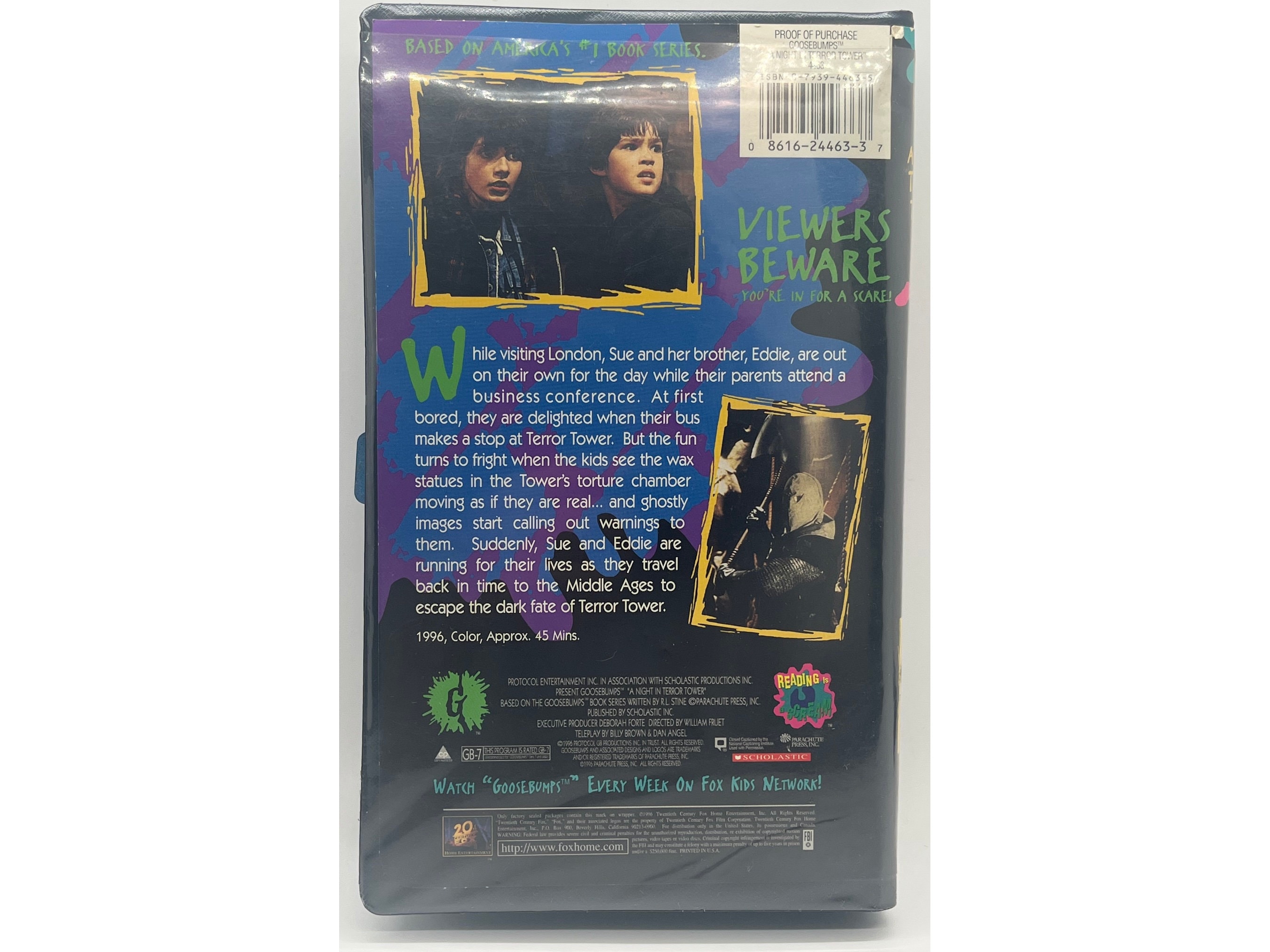 90s Goosebumps VHS - A Night in Terror Tower - Etsy